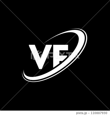 VF V F letter logo design. Initial letter VF...のイラスト素材 [110887930] - PIXTA