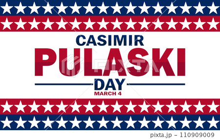 Casimir Pulaski Dayのイラスト素材 [110909009] - PIXTA