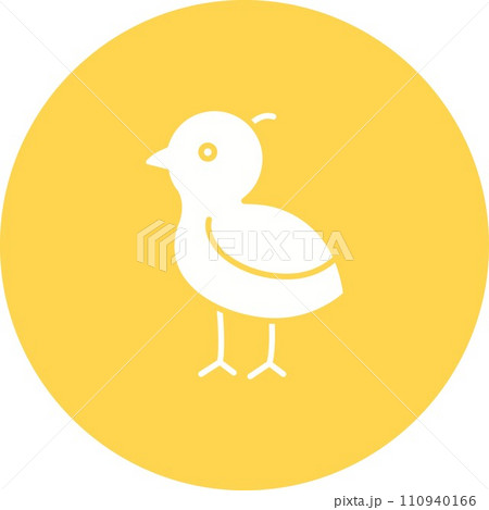Baby Chick icon vector image.のイラスト素材 [110940166] - PIXTA