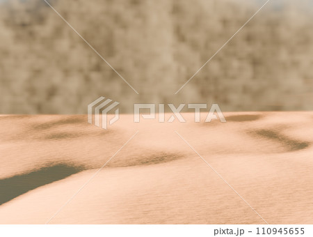 3D Render of Sandy desertのイラスト素材 [110945655] - PIXTA