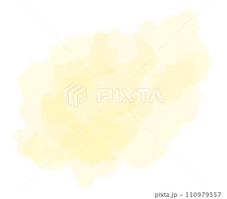 Pastel yellow splash watercolor abstract...のイラスト素材 [110979557] - PIXTA