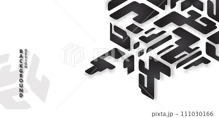 abstract gradient background isometric designのイラスト素材 [111030166] - PIXTA