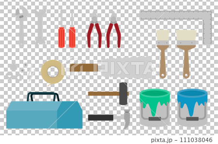 DIY工具イラストセットのイラスト素材 [111038046] - PIXTA