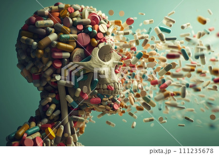 AI-generated content. Conceptual Illustration...のイラスト素材 [111235678] - PIXTA