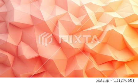 abstract peach color geometric pattern backgroundのイラスト素材 [111276601 ...