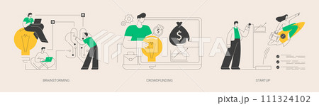 Business venture abstract concept vector...のイラスト素材 [111324102] - PIXTA