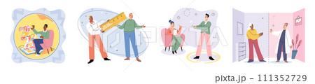 Social relationship vector illustration....のイラスト素材 [111352729] - PIXTA