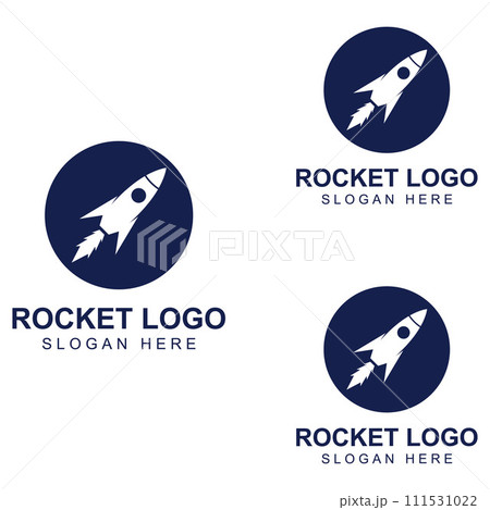 Rocket logo and symbol design vector illustrationのイラスト素材 [111531022 ...