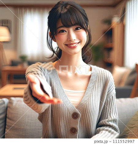 招待の微笑み 心地よい家庭の一コマ (AI生成画像)のイラスト素材 [111552997] - PIXTA