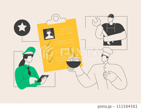 Alternative civilian service abstract concept...のイラスト素材 [111584581] - PIXTA