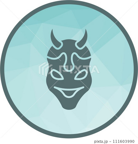 Oni icon vector image.のイラスト素材 [111603990] - PIXTA