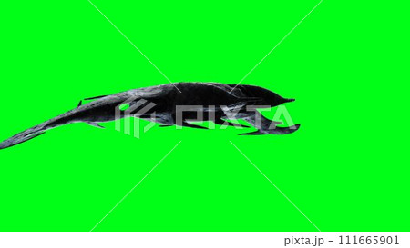 Alien scary spaceship, invader. Green screen....のイラスト素材 [111665901] - PIXTA