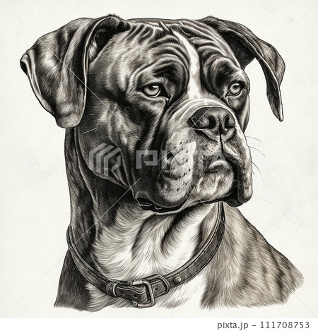 Boxer Dog Drawing Realistic