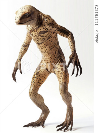 ヒト型爬虫類のイメージ image of Reptilian Humanoids No1-8のイラスト素材 [111761878] - PIXTA