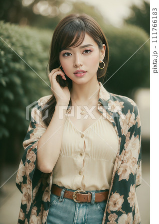 AI美女 「AI生成画像」のイラスト素材 [111766183] - PIXTA