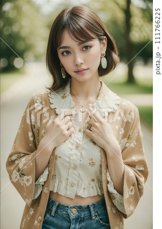 AI美女 「AI生成画像」のイラスト素材 [111766225] - PIXTA