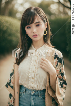 AI美女 「AI生成画像」のイラスト素材 [111766227] - PIXTA