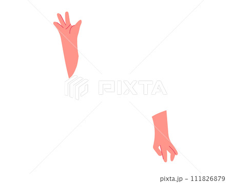 Body part vector illustration. Educational...のイラスト素材 [111826879] - PIXTA