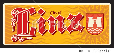 City of Linz, Austrian town in Austria. Vector...のイラスト素材 [111853141 ...