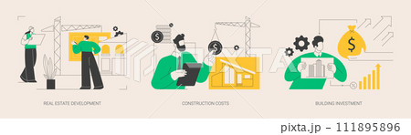 Construction project management abstract...のイラスト素材 [111895896] - PIXTA