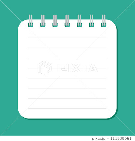 note or paper memo isolatedのイラスト素材 [111939061] - PIXTA