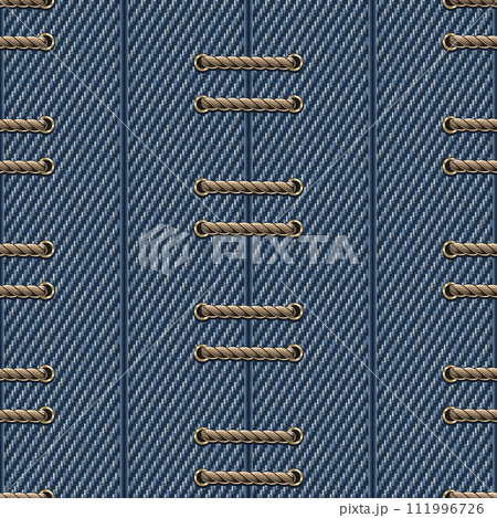 Seamless pattern with vertical seams, wide...のイラスト素材 [111996726] - PIXTA