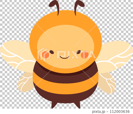 bee, illustration, cute, vector, cartoon,...のイラスト素材 [112003636] - PIXTA