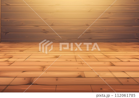 A wood texture background, in anime style, wood...のイラスト素材 [112061785 ...
