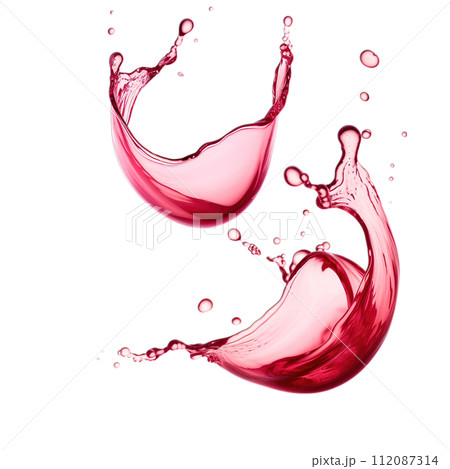 Dynamic Sangria Splash, Capturing the Essence...のイラスト素材 [112087314] - PIXTA
