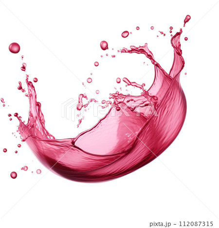 Dynamic Sangria Splash, Capturing the Essence...のイラスト素材 [112087315] - PIXTA