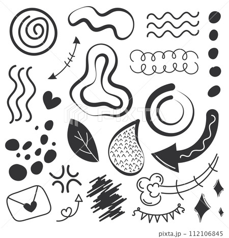 Hand draw colored pattern background Vectorのイラスト素材 [112106845] - PIXTA