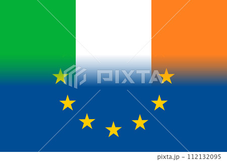 Irish Flag Blue With Stars