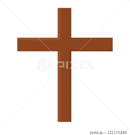 cross halloween tombstone death scary icon elementのイラスト素材 [112175880 ...