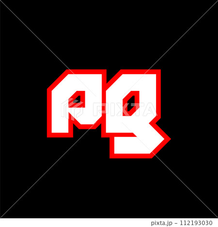 PG logo design, initial PG letter design with...のイラスト素材 [112193030] - PIXTA