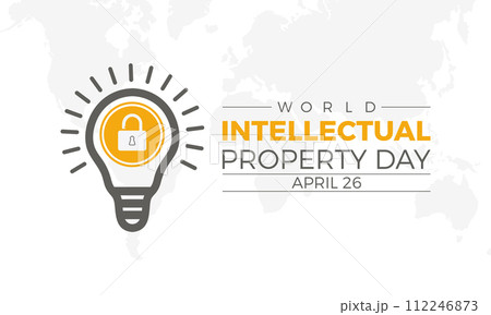 World Intellectual Property Day Observed every...のイラスト素材 [112246873 ...
