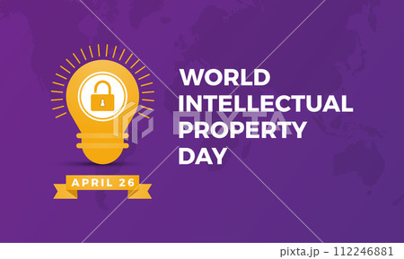 World Intellectual Property Day Observed every...のイラスト素材 [112246881 ...