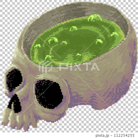 Poison skull soupのイラスト素材 [112254255] - PIXTA