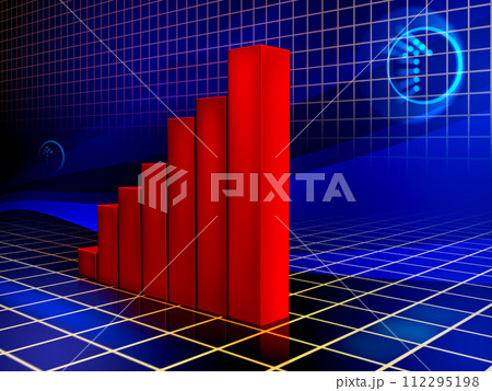 Rising graphのイラスト素材 [112295198] - PIXTA