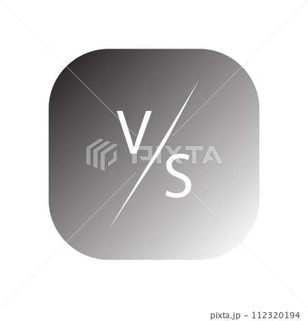 versus icon, vs vectorのイラスト素材 [112320194] - PIXTA