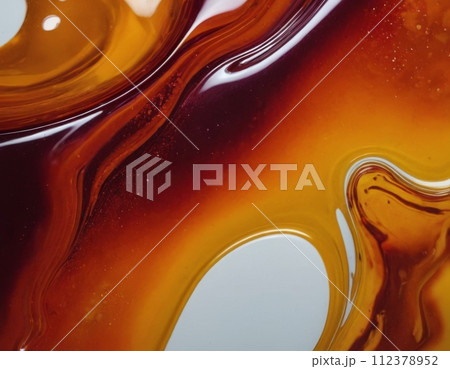 Liquid orange color.のイラスト素材 [112378952] - PIXTA