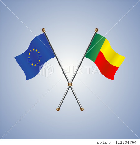 Europe and Benin flags relationsのイラスト素材 [112504764] - PIXTA