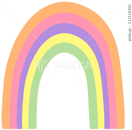 Colorful rainbow のイラスト素材 [112518302] - PIXTA