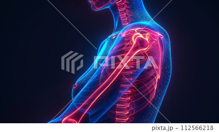 Human skeleton anatomy. Medical Conceptのイラスト素材 [112566218] - PIXTA