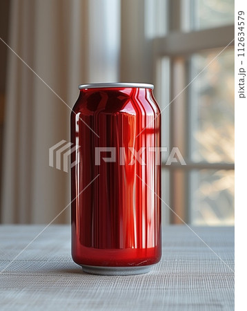 red metal can close upのイラスト素材 [112634579] - PIXTA