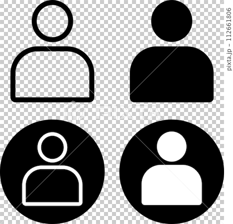 人物 アイコンセットのイラスト素材 [112661806] - PIXTA
