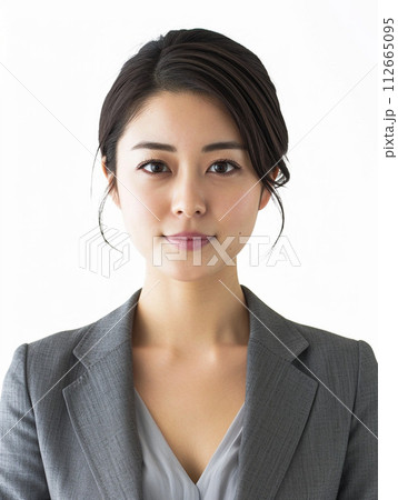 証明写真(photo ID)のイラスト素材 [112665095] - PIXTA