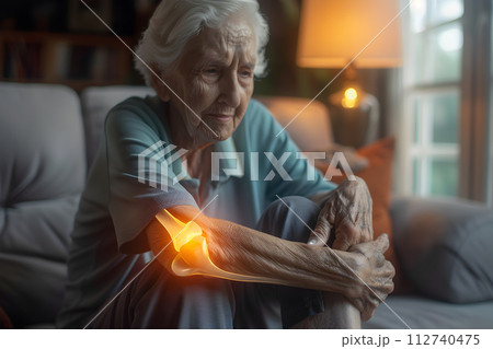 AI-generated content. Pain concept - female...のイラスト素材 [112740475] - PIXTA