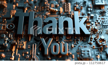 AI-generated content. Black LED Thank you...のイラスト素材 [112758617] - PIXTA