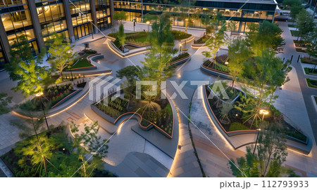 都市の緑化のイラスト素材 [112793933] - PIXTA