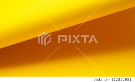 yellow background with gradient shadow and curveのイラスト素材 [112831981] - PIXTA